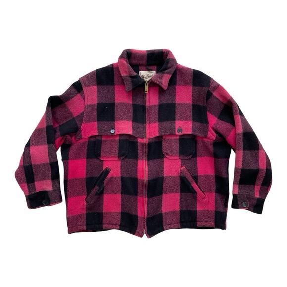 Woolrich | Jackets & Coats | Vintage Woolrich Large Buffalo Check ...
